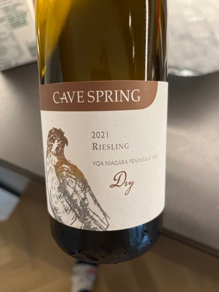 2021 Cave Spring Dry Riesling, Canada, Ontario, Niagara Peninsula ...