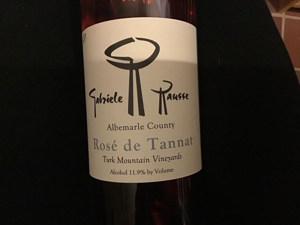 2020 Gabriele Rausse Tannat rose de tannat Turk Mountain Vineyard, USA ...