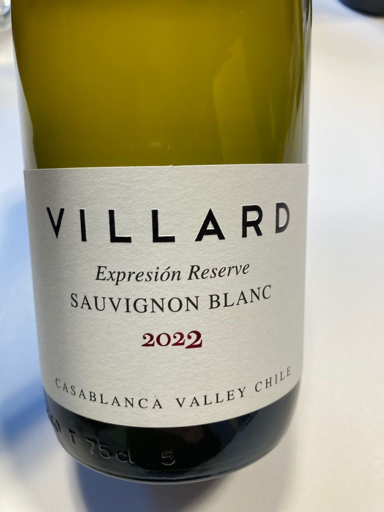 2022 Villard Estate Sauvignon Blanc Expresión Reserve, Chile ...