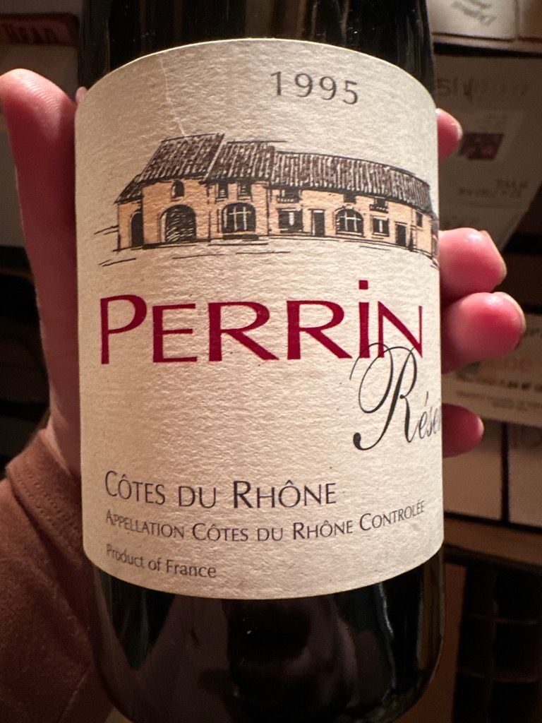 1995 Famille Perrin / Perrin & Fils Côtes du Rhône Reserve, France ...
