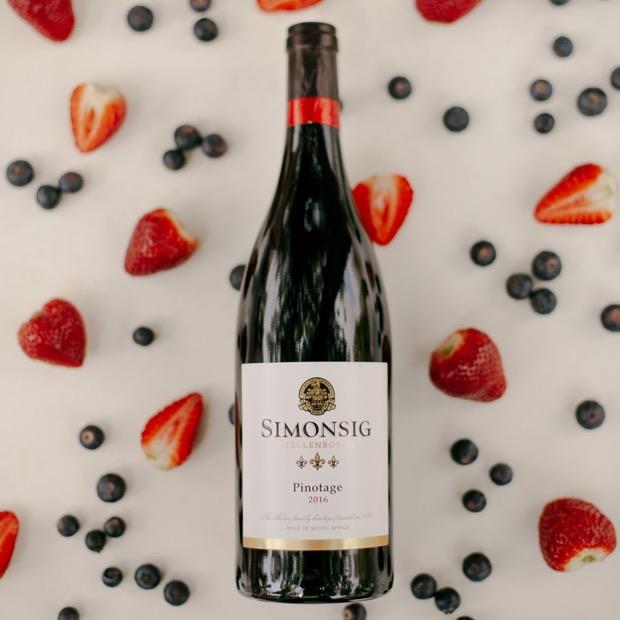2016 Simonsig Pinotage, South Africa, Coastal Region, Stellenbosch ...