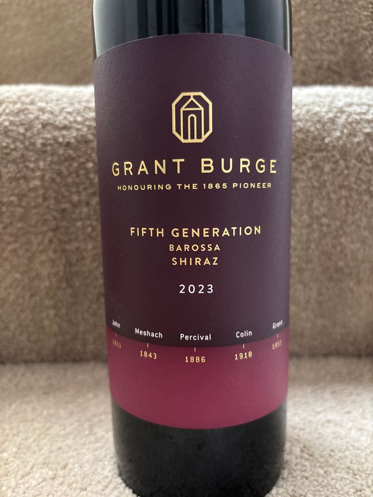 2023 Grant Burge Shiraz 5th Generation, Australia, South Australia ...