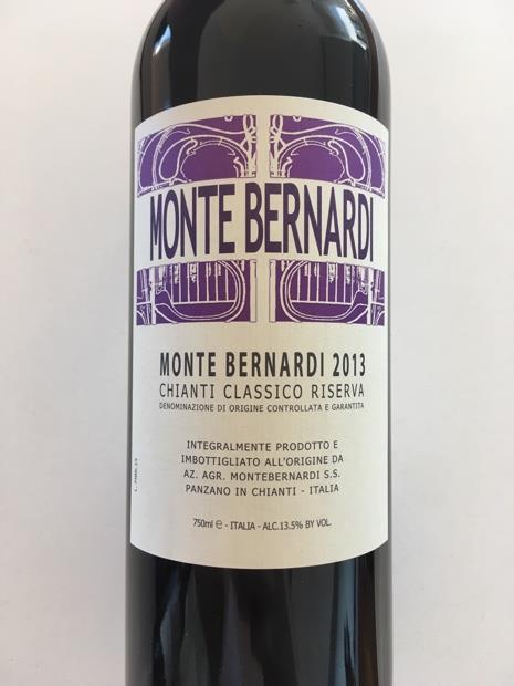 2013 Monte Bernardi Chianti Classico Riserva, Italy, Tuscany, Chianti ...