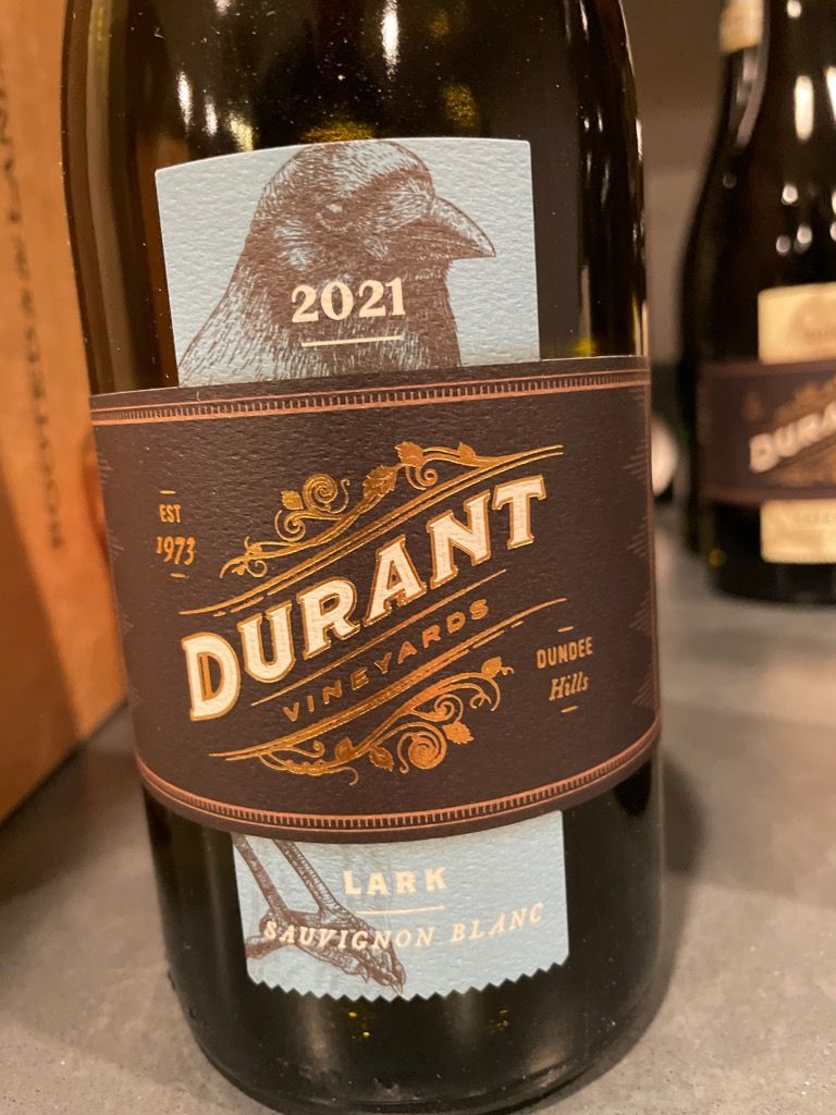 2021 Durant Vineyards Sauvignon Blanc Lark Vineyard, USA, Oregon ...