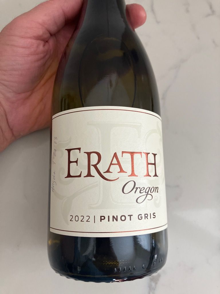 2022 Erath Pinot Gris, USA, Oregon - CellarTracker