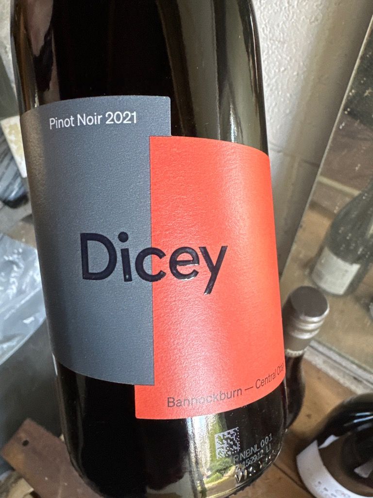 2022 Dicey Pinot Noir, New Zealand, South Island, Otago, Bannockburn ...