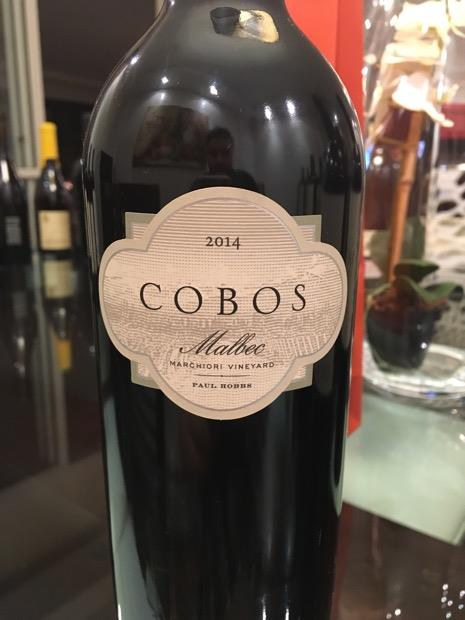 2014 Viña Cobos Malbec Marchiori Vineyard, Argentina, Mendoza, Lujan de ...