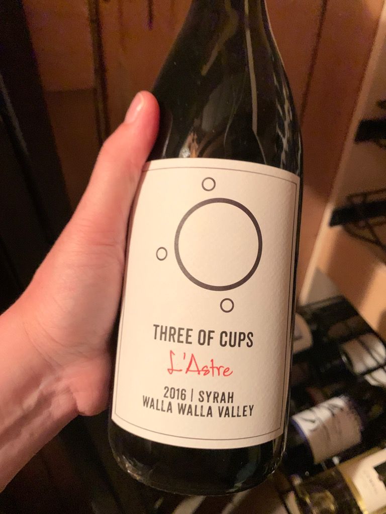2016 Three of Cups Syrah L'Astre, USA, Washington, Columbia Valley ...