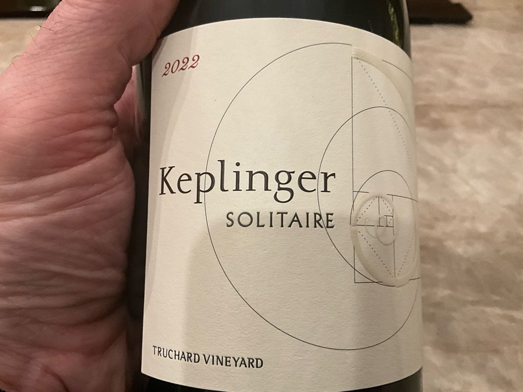 2022 Keplinger Solitaire Truchard Vineyard, USA, California, Napa ...