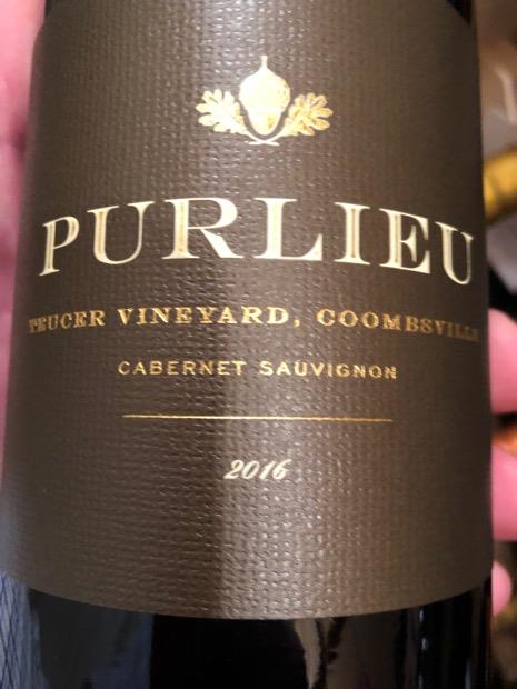 2016 Purlieu Cabernet Sauvignon Teucer Vineyard, USA, California, Napa ...