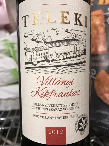2012 Csányi Pincészet Kékfrankos Villányi Teleki, Hungary, Dél-Pannónia ...