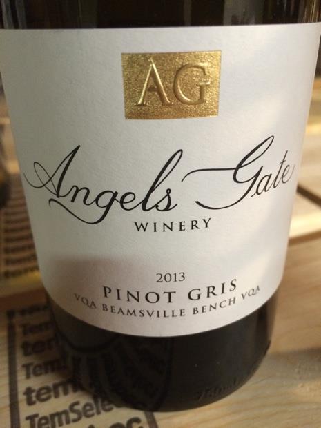 2017 Angels Gate Winery Pinot Gris, Canada, Ontario, Niagara Peninsula ...