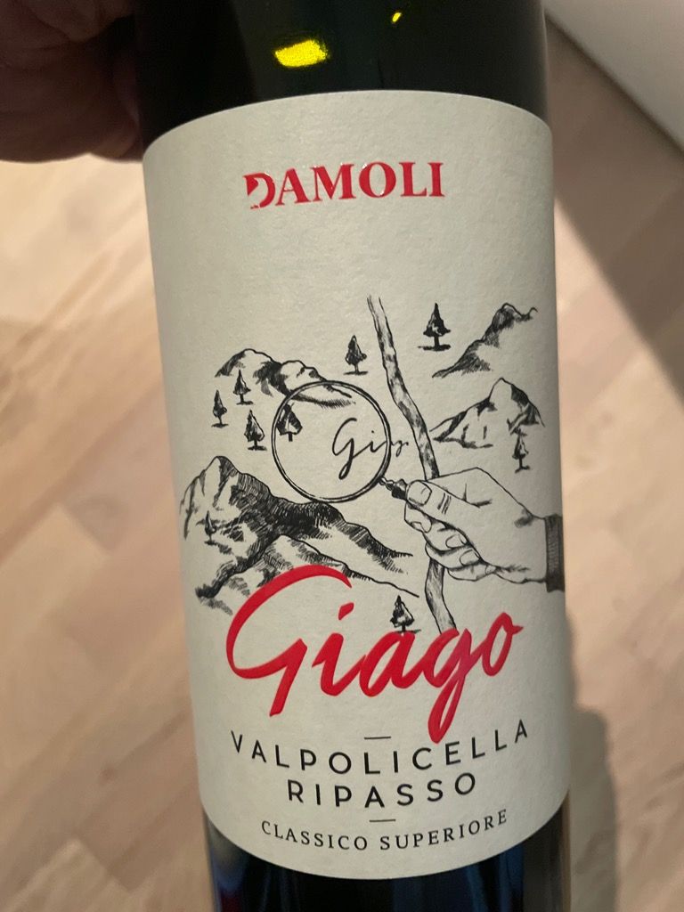 2018 damoli Ripasso della Valpolicella Classico Superiore Giago, Italy ...