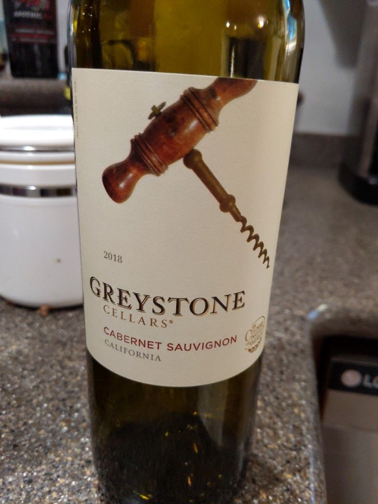 2018 Greystone Cellars Cabernet Sauvignon, USA, California - CellarTracker
