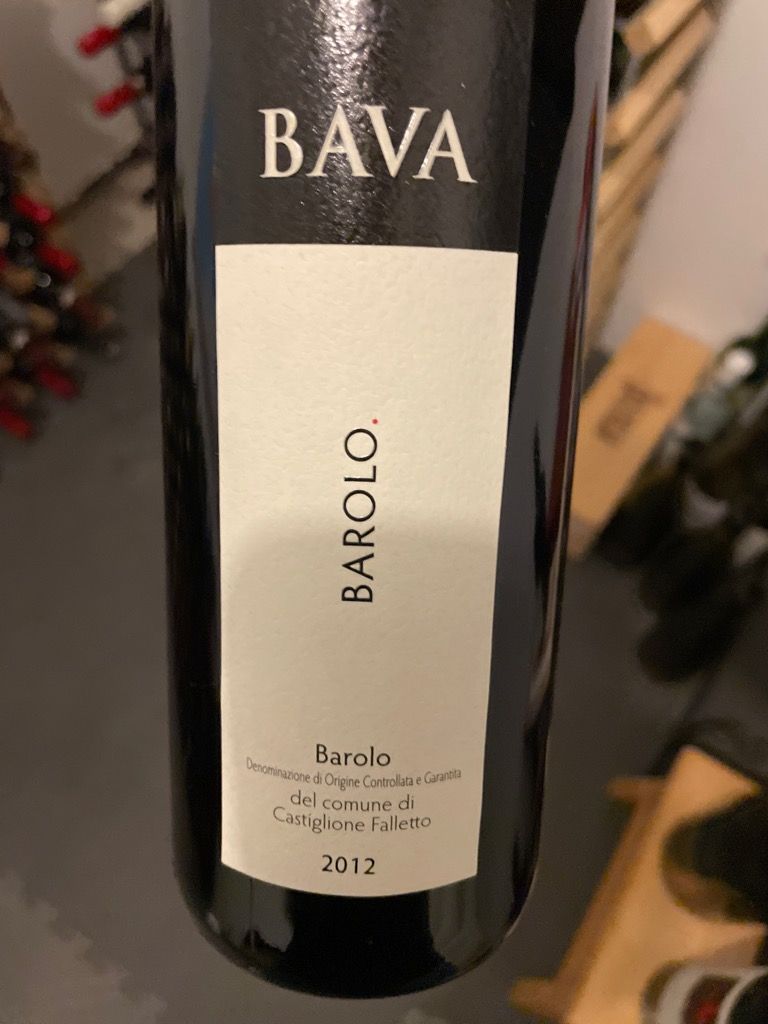 2012 Bava Barolo Contrabbasso di Castiglione Falletto Scarrone, Italy ...