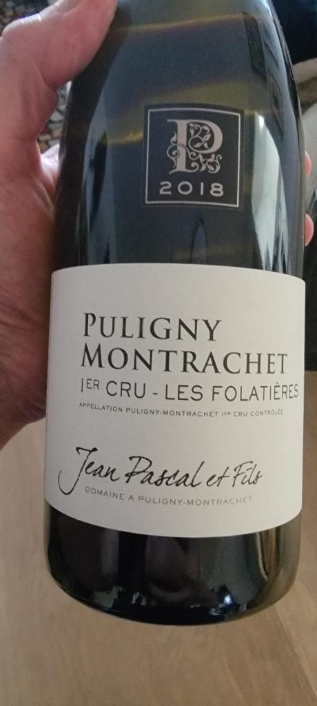 2018 Domaine Jean Pascal et Fils Puligny-Montrachet 1er Cru Les ...