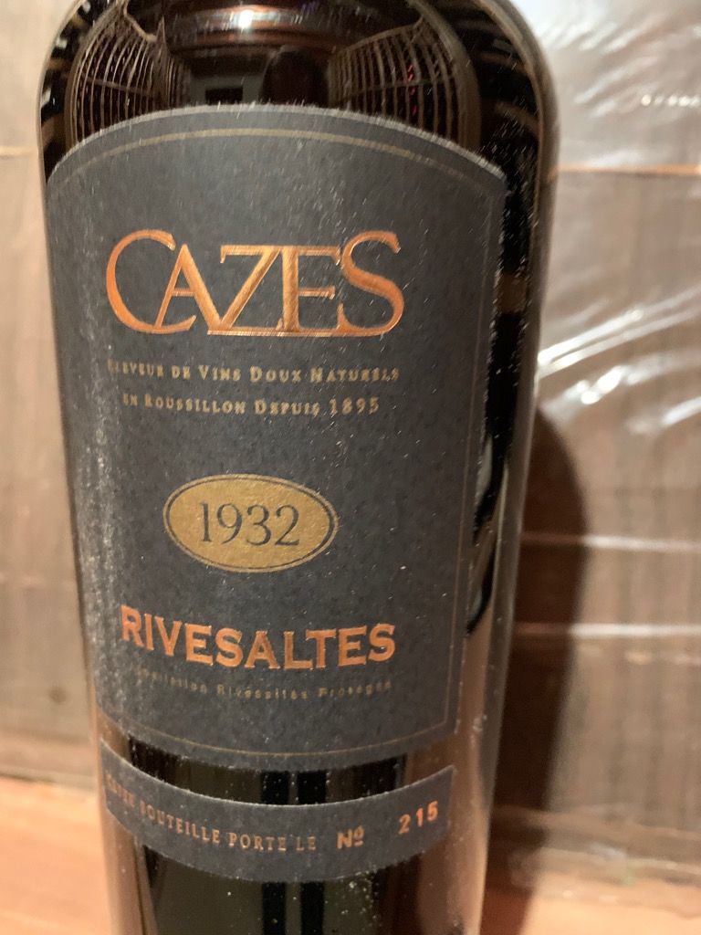 1932 Domaine Cazes Rivesaltes Blanc, France, Languedoc Roussillon ...