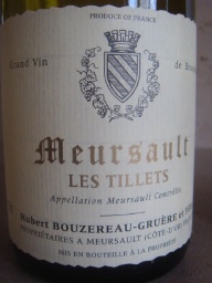 1986 Hubert Bouzereau-Gruère et Filles Meursault Les Tillets, France ...
