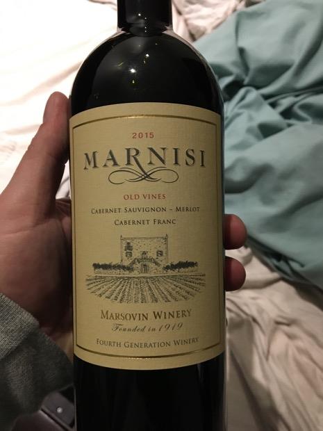 2016 Marsovin Marnisi Old Vines, Malta, IGT Maltese Islands - CellarTracker