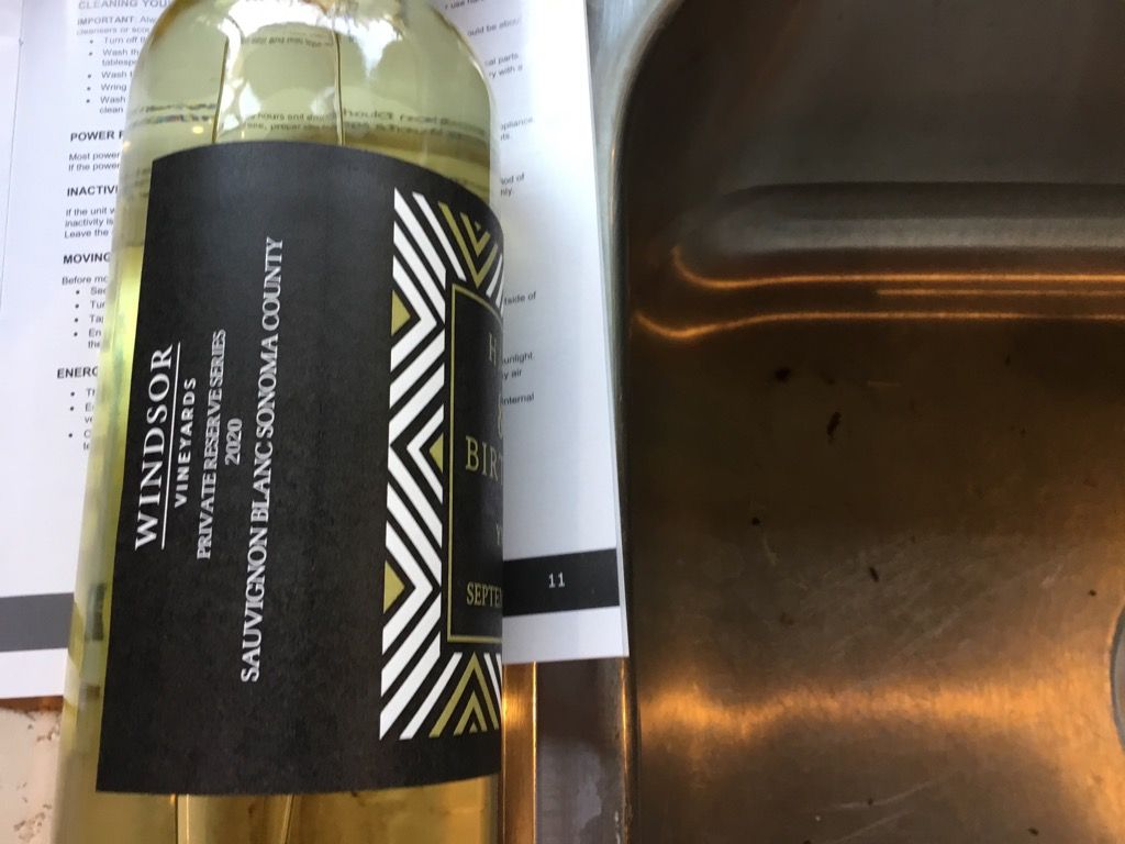 2019 Windsor Vineyards Sauvignon Blanc Private Reserve, USA, California ...