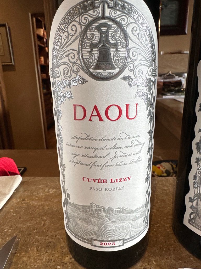 2023 Daou Vineyards Estate Cuvee Lizzy, USA, California, Central Coast ...