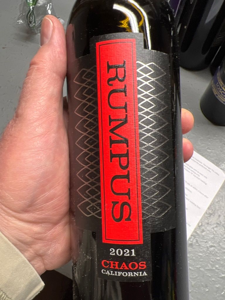 2021 Rumpus CHAOS, USA, California - CellarTracker