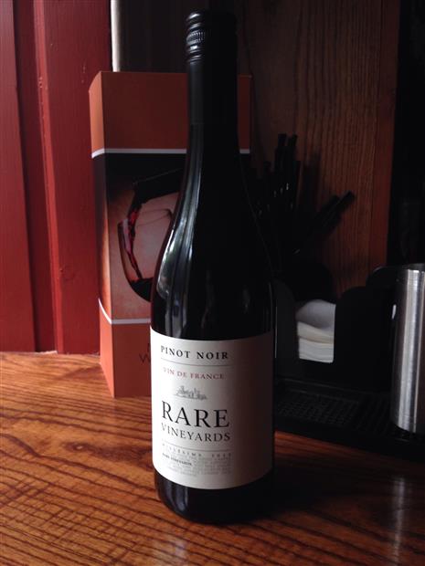 2013 Rare Vineyards Pinot Noir Vin de Pays d'Oc, France, Languedoc ...