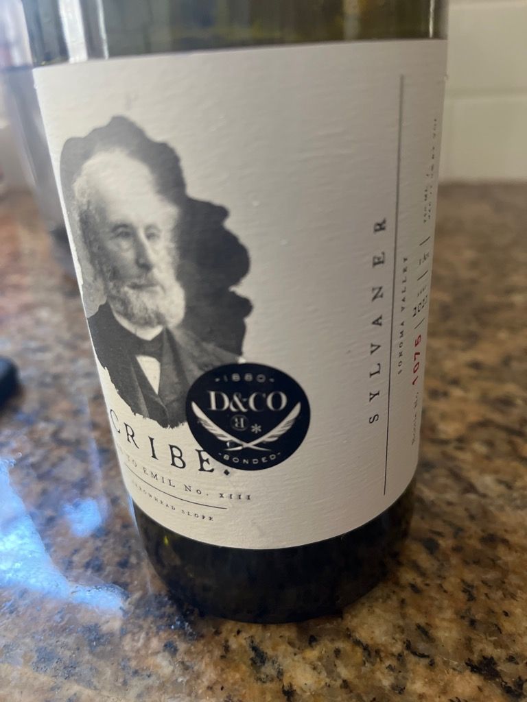 2022 Scribe Sylvaner Estate, USA, California, Napa / Sonoma, Carneros ...