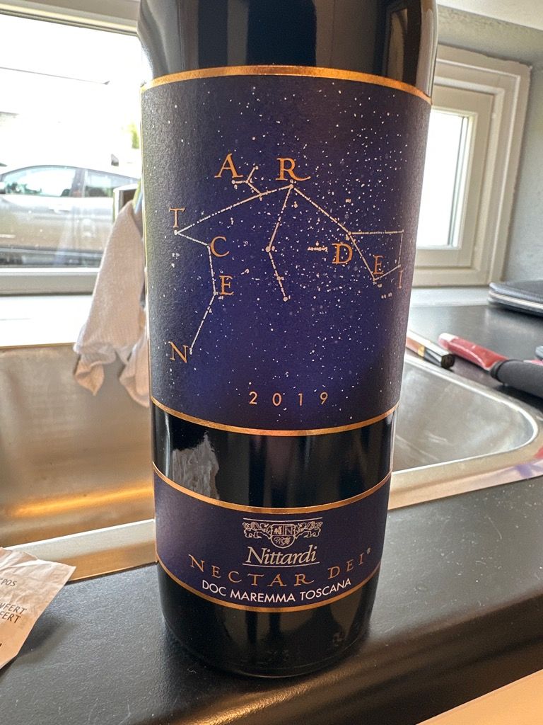 2019 Fattoria Nittardi Maremma Toscana Nectar Dei, Italy, Tuscany ...