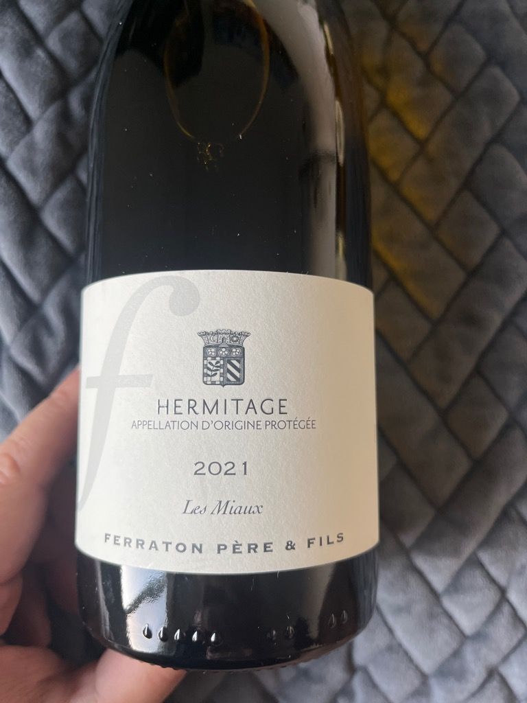 2021 Ferraton Père & Fils Hermitage Les Miaux, France, Rhône, Northern ...
