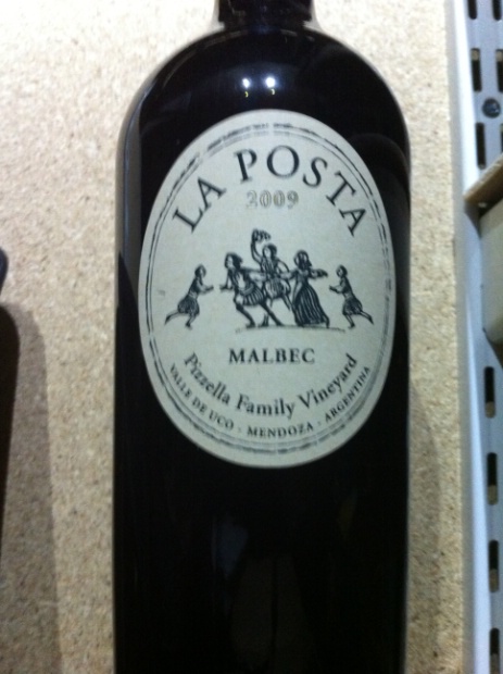2009 La Posta Malbec Pizzella Family Vineyard, Argentina, Mendoza ...