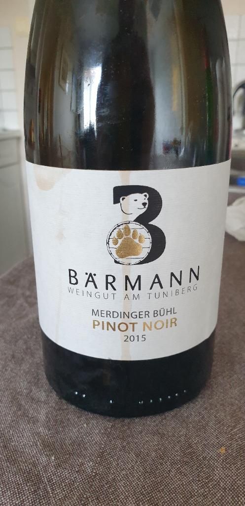 2019 Barmann Merdinger Bühl Pinot Noir, Germany, Baden - CellarTracker