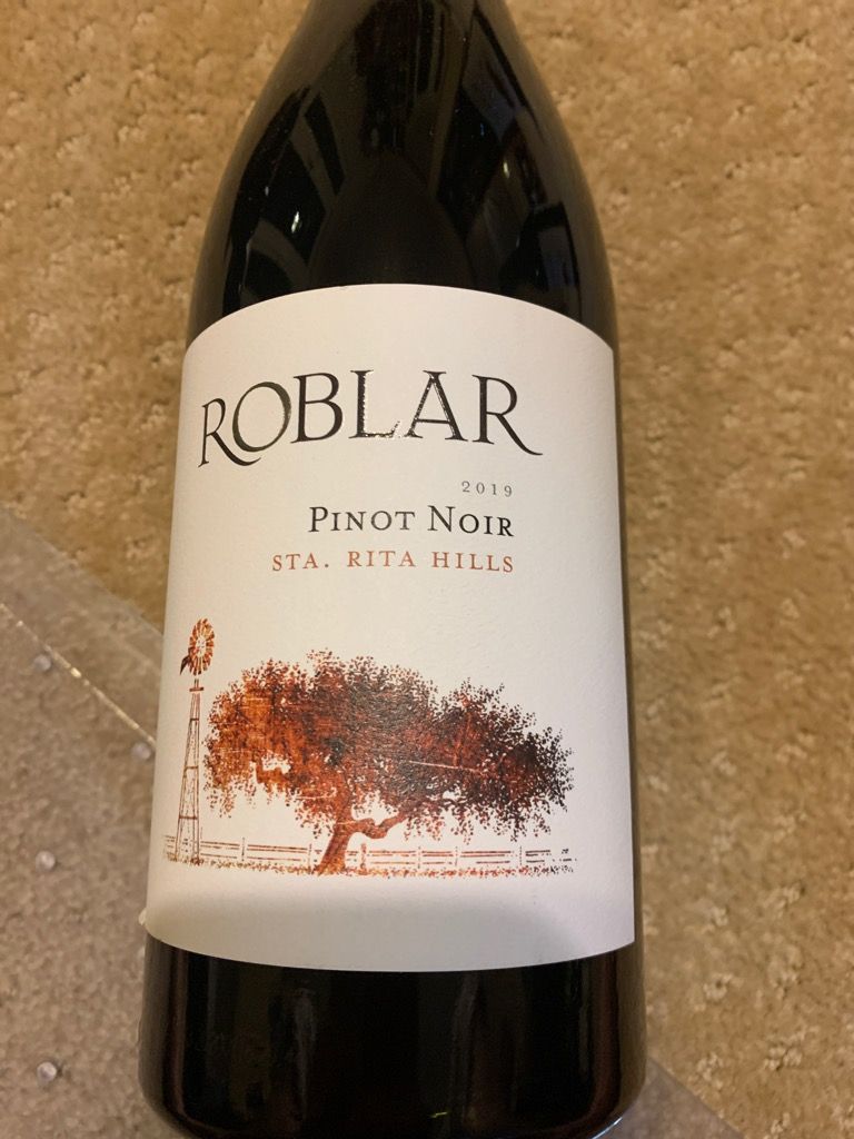2021 Roblar Pinot Noir, USA, California, Central Coast, Sta. Rita Hills ...