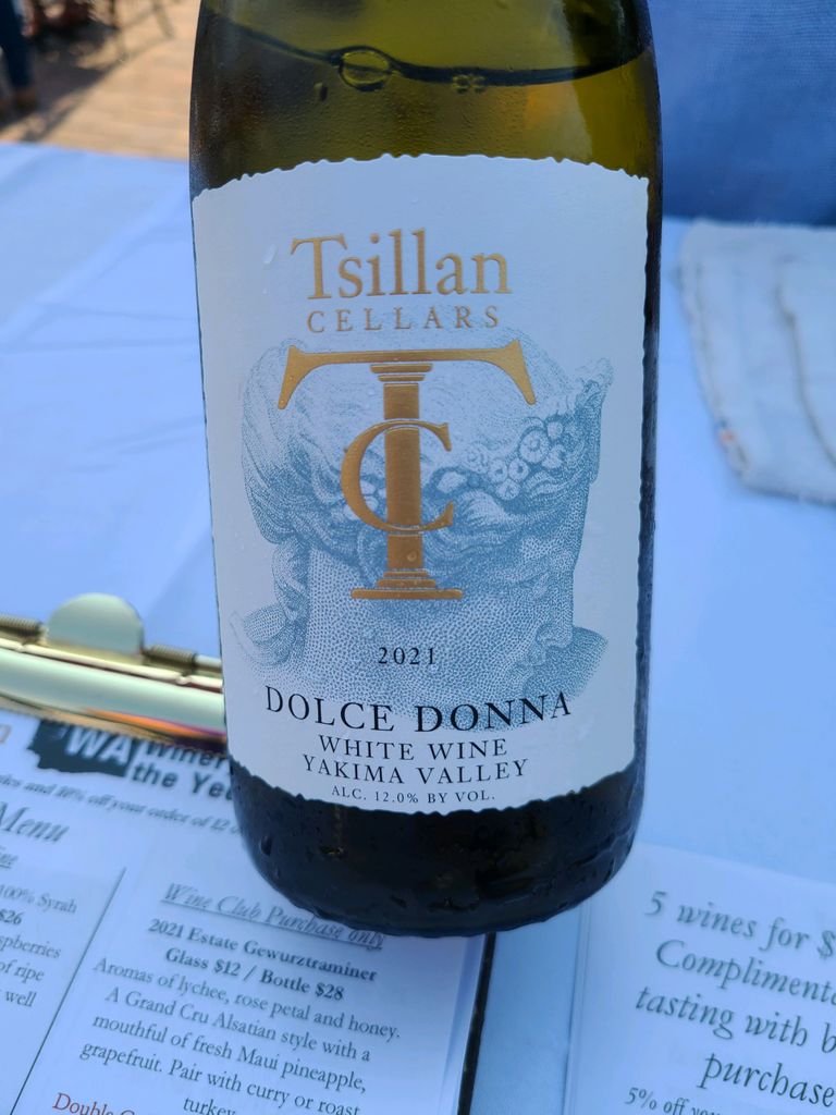 2021 Tsillan Cellars Dolce Donna, USA, Washington, Columbia Valley ...