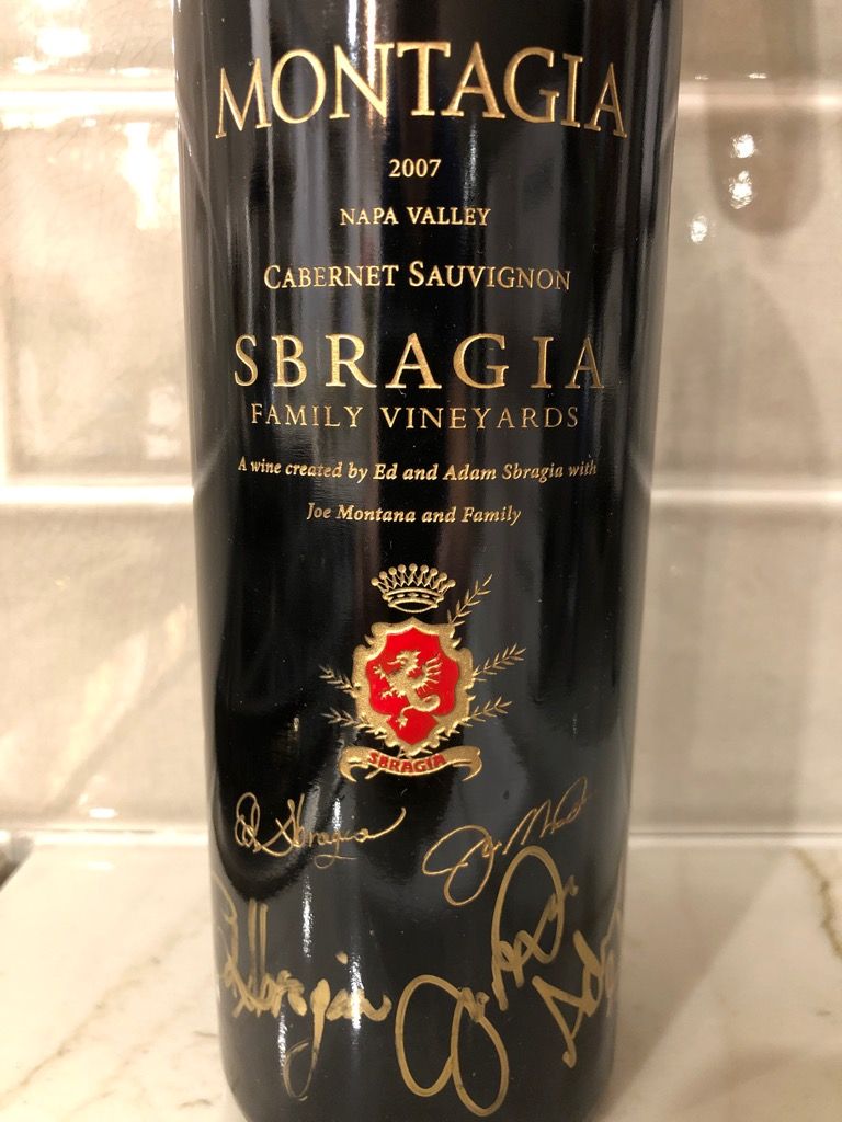 2007 Sbragia Family Cabernet Sauvignon Montagia, USA, California, Napa ...