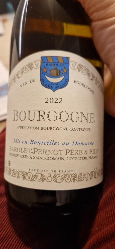 2023 Barolet-Pernot Pere et Fils Saint-Romain Blanc, France, Burgundy, Côte de Beaune, Saint ...