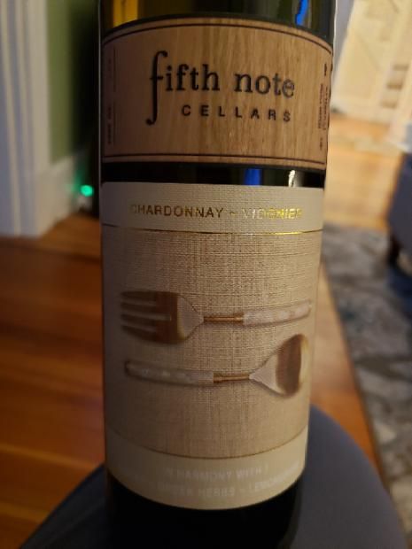 2018 Fifth Note Cellars Chardonnay Viognier, USA, California ...