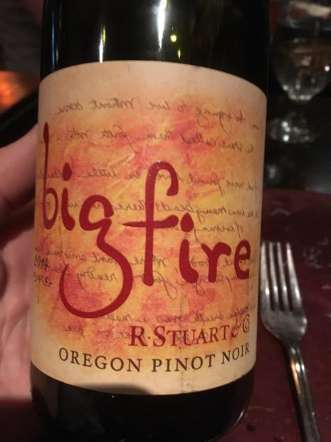 2013 R. Stuart & Co. Pinot Noir Big Fire, USA, Oregon - CellarTracker