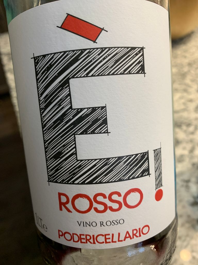 NV Poderi Cellario È Rosso Vino Rosso, Italy, Piedmont, Piemonte DOC ...