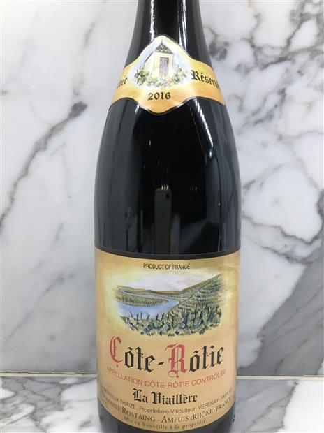 2015 Rene Rostaing Côte-Rôtie La Viaillère, France, Rhône, Northern ...
