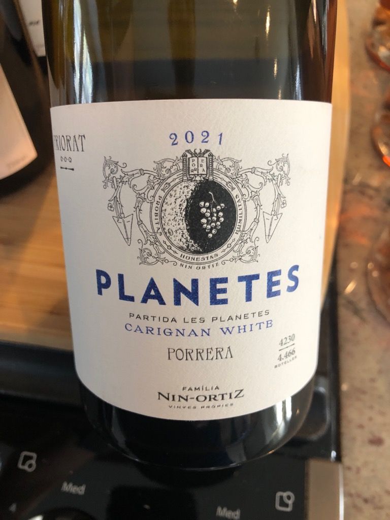 2021 Familia Nin-Ortiz Priorat Planetes de Nin - Blanc, Spain ...