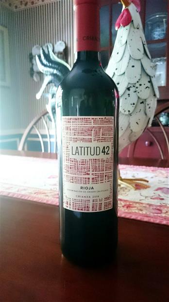 2014 Latitud 42 Rioja Crianza, Spain, La Rioja, Rioja - CellarTracker