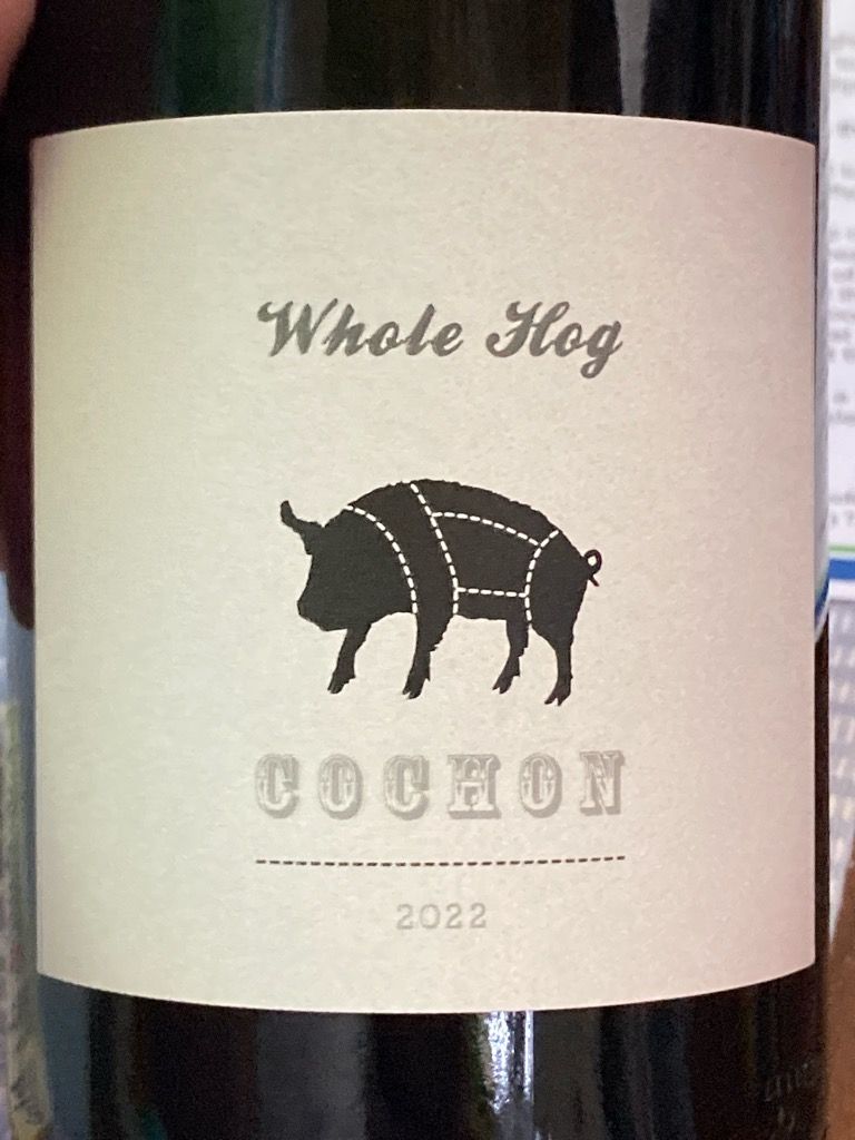 2022 Cochon Whole Hog, USA, California, Sonoma County - CellarTracker