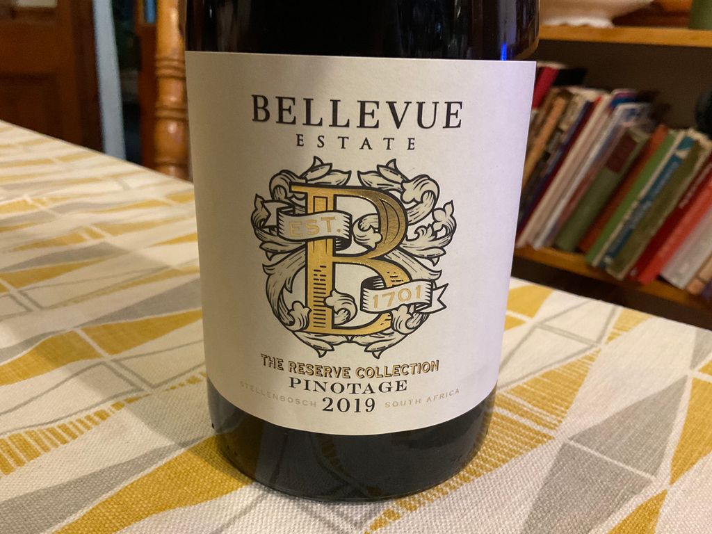 2019 Bellevue Estate Pinotage The Reserve Collection, South Africa ...