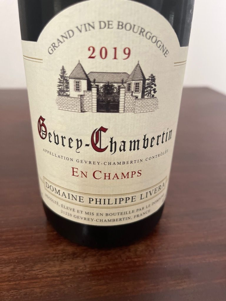 2021 Philippe Livera Gevrey-Chambertin Les Evocelles, France, Burgundy ...