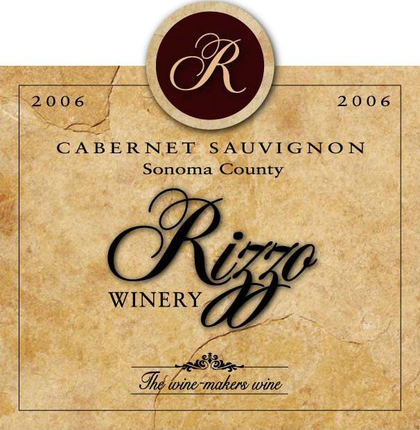 2006 Rizzo Winery Cabernet Sauvignon, USA, California, Sonoma County ...