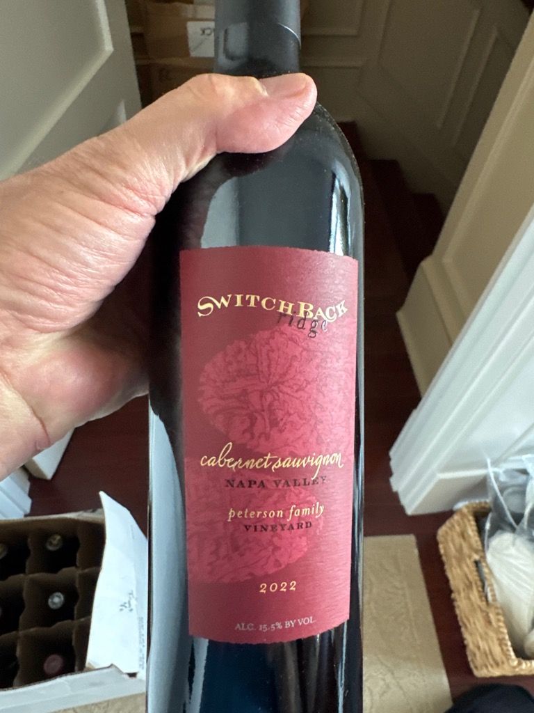 2022 Switchback Ridge Cabernet Sauvignon Peterson Family Vineyard, USA ...