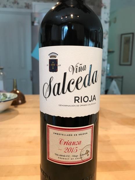 2015 Viña Salceda Rioja Crianza, Spain, La Rioja, La Rioja Alavesa ...