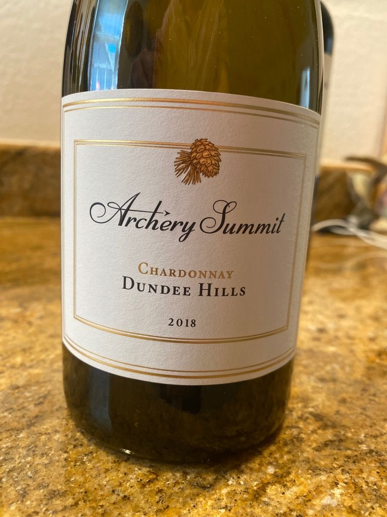 2018 Archery Summit Chardonnay Dundee Hills, USA, Oregon, Willamette ...
