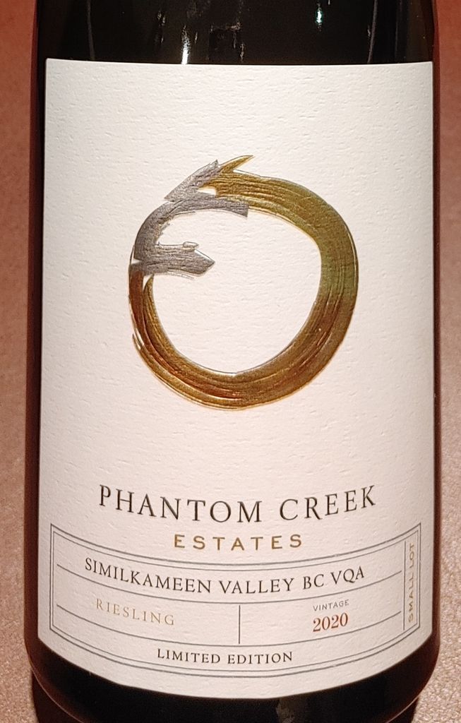 2020 Phantom Creek Estates Riesling Limited Edition, Canada, British ...